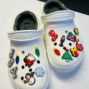 CROCS | Accessories | Christmas Holiday Crocs Shoe Charms 6pcs W Led ...